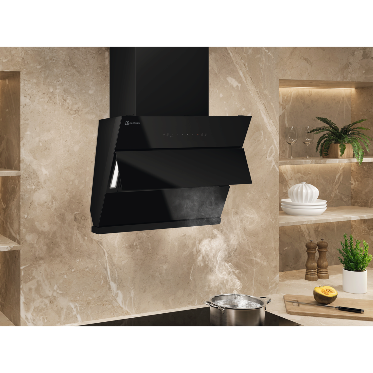 60cm 700 Series slope extractor hood - ECS6932KB | Electrolux India