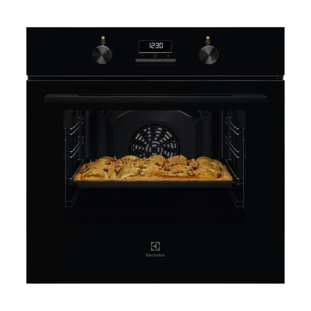 60cm 300 Series built-in single oven with 65L capacity - KOH3H00BK ...