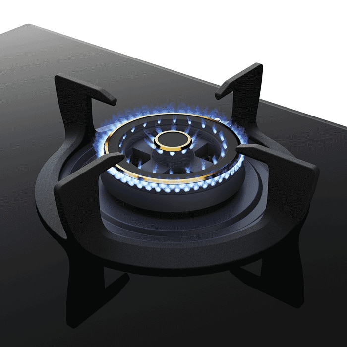 90cm UltimateTaste 300 4-burner built-in gas hob EHG9430BCI ...