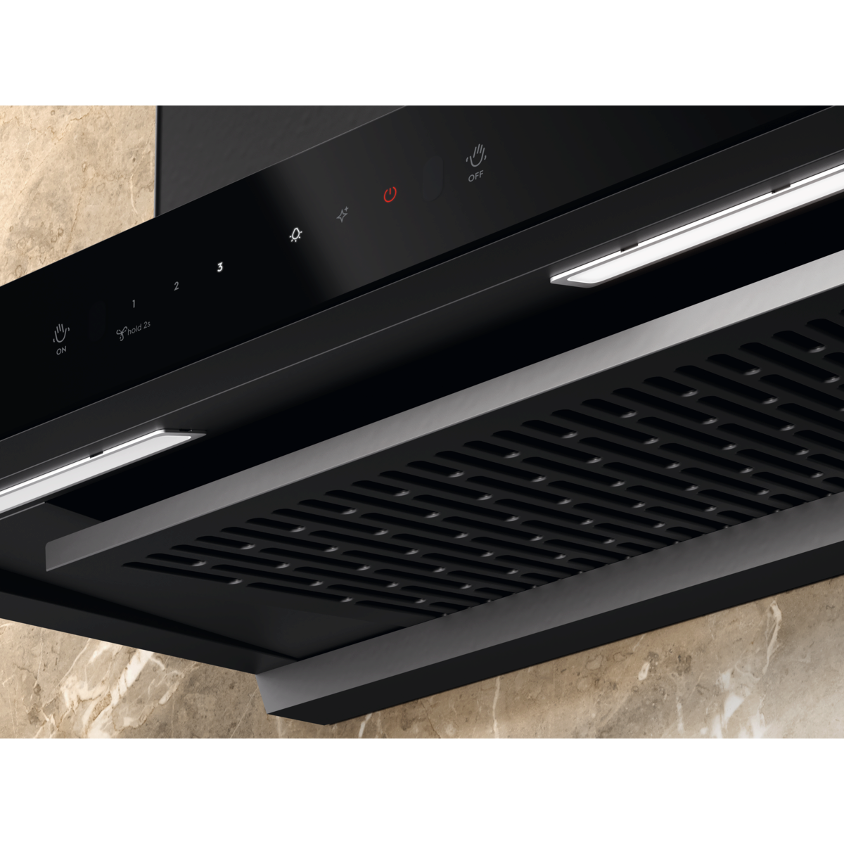 60cm 700 Series chimney extractor hood - ECT6841KB | Electrolux India