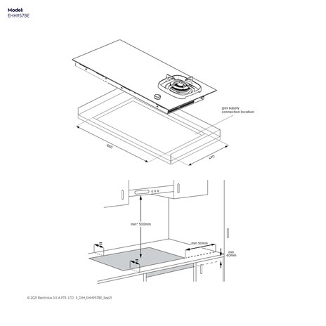 90cm UltimateTaste 900 4-burner hybrid induction hob - EHH957BE ...