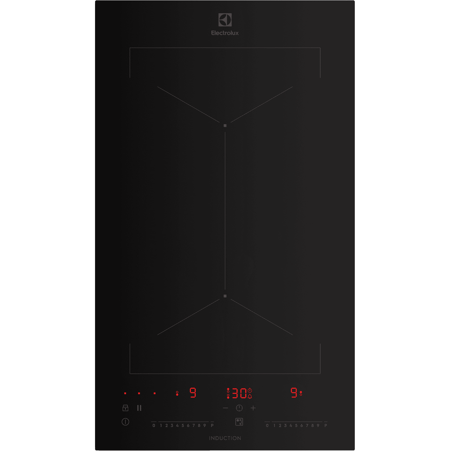 30cm UltimateTaste 500 2-burner built-in induction hob - EHI3251BE ...