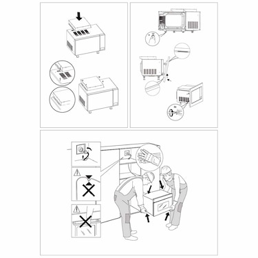 60cm UltimateTaste 900 built-in combination microwave oven with 30L ...