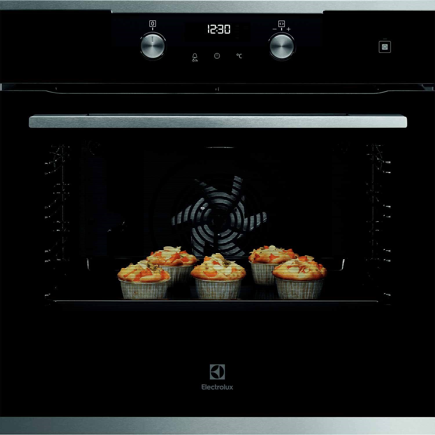 60cm UltimateTaste 500 built-in single oven with 72L capacity - KODDP71XA | Electrolux India